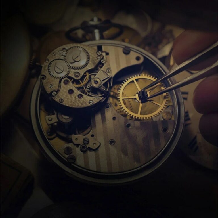 horloge industrielle murale avec engrenages superbe